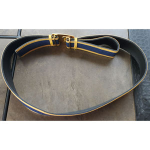 Accessories | Us Army Enlisted Ceremonial Blue Belt With Gold Stripes ...